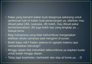 06 Perancangan dalam membuat tugas software | PPT
