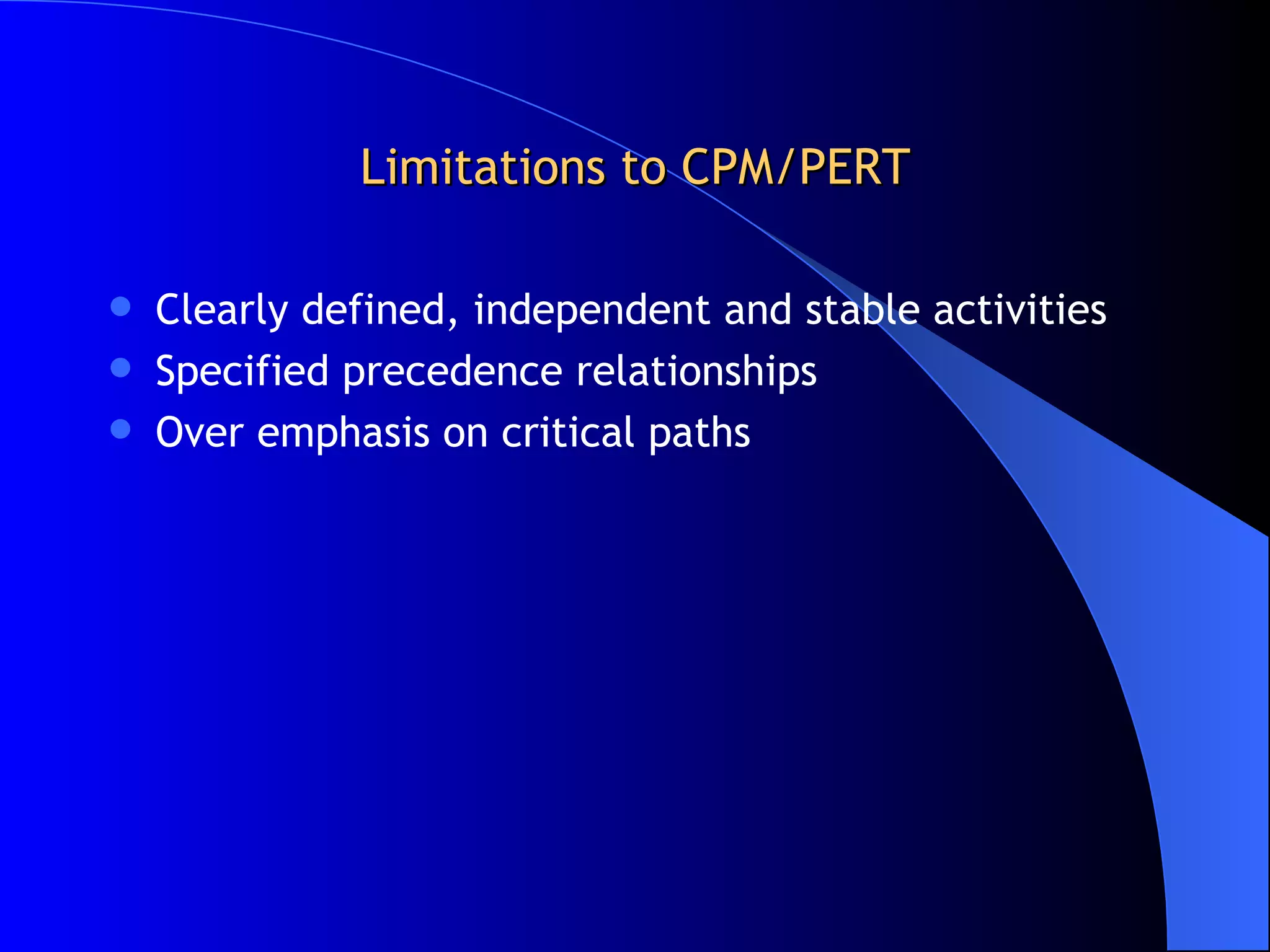 PERT CPM Intro | PPT