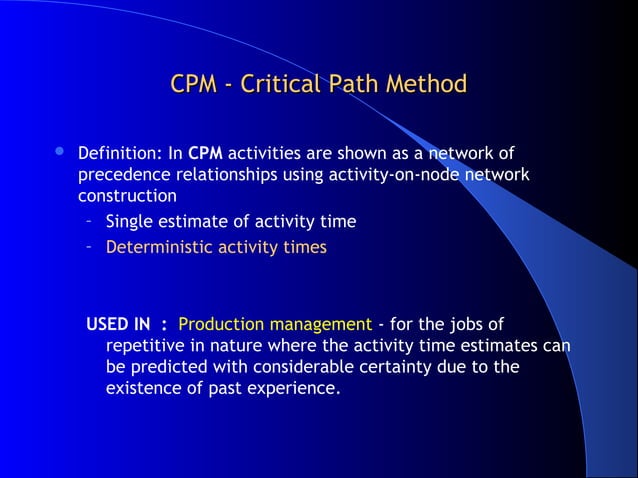 06 pert cpm | PPT