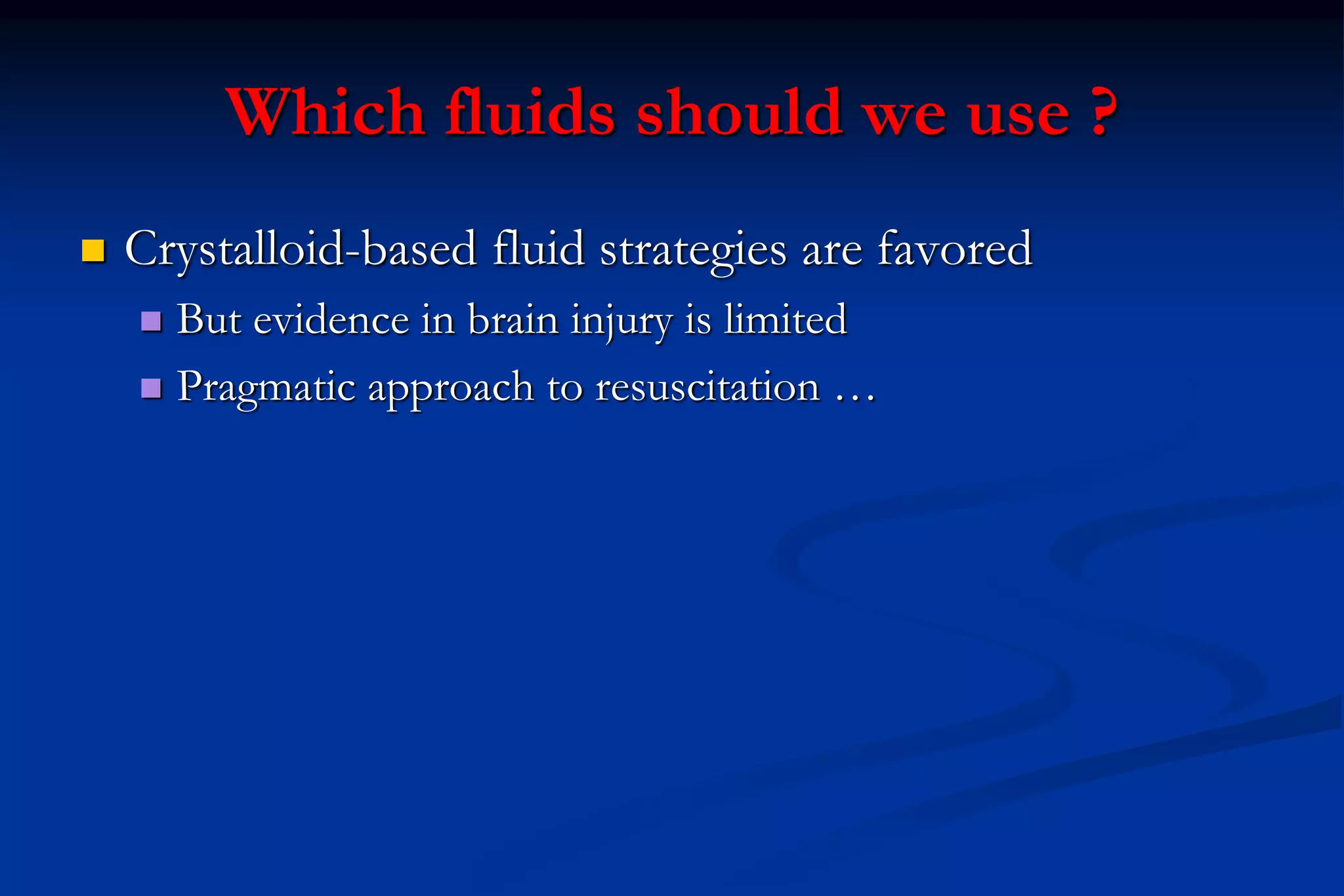 Philippe Jorens - fluid trauma - IFAD 2012 | PPT | Free Download