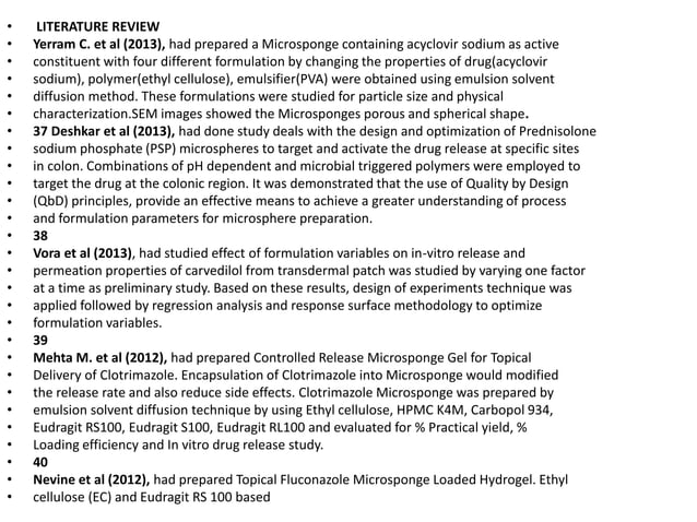 microsponge by poonam | PPT