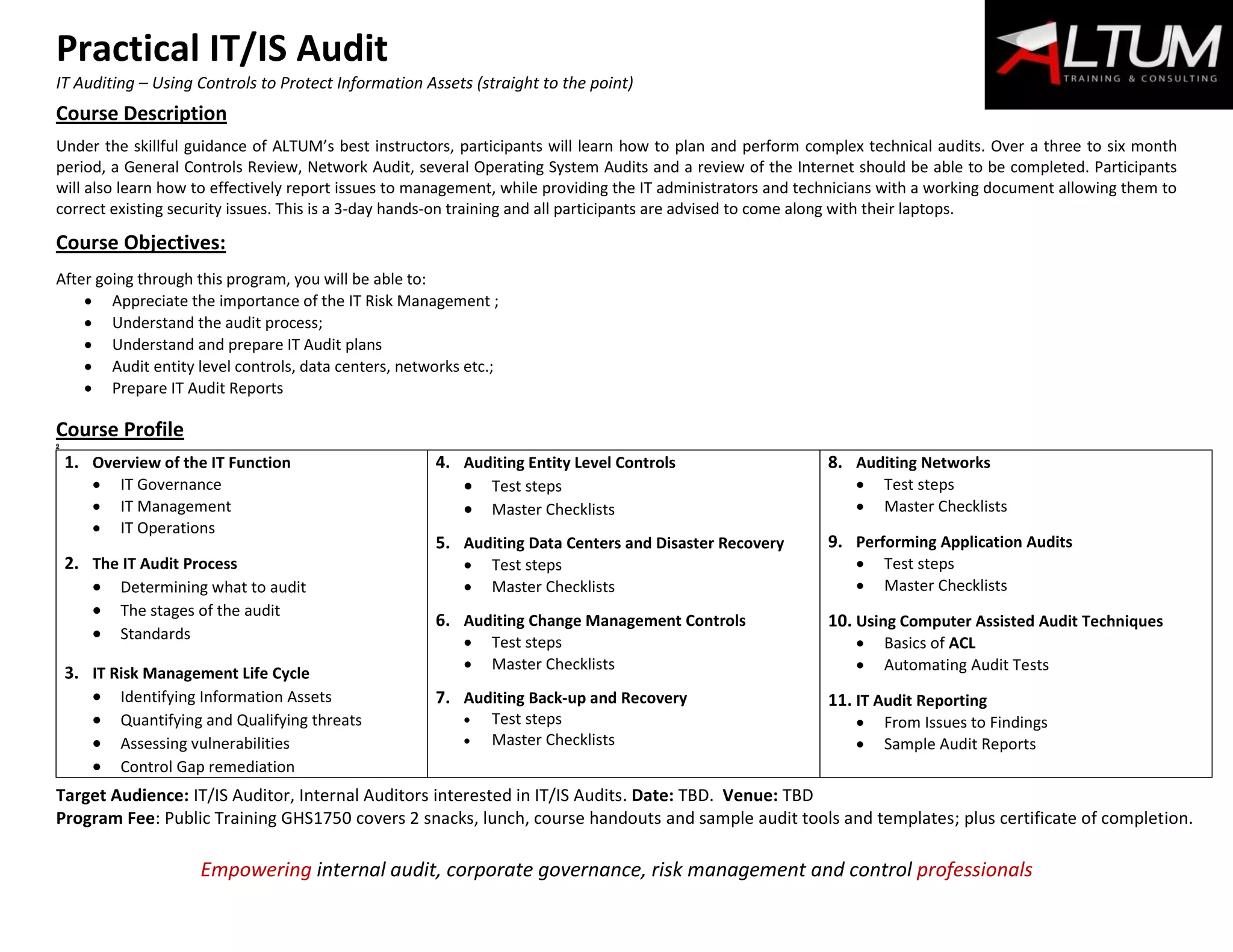 Practical IT auditing | PPT