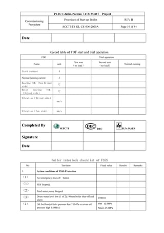 Steam Boiler Inspection Checklist