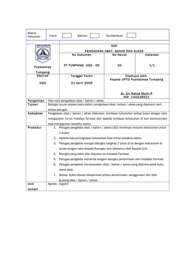 06 protappengadaanobat bahan_alkes | PDF
