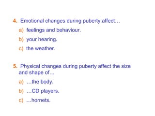 Y8 Humans 06 puberty | PPT