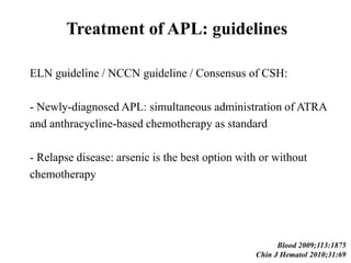 Acute Promyelocytic Leukemia | PPT