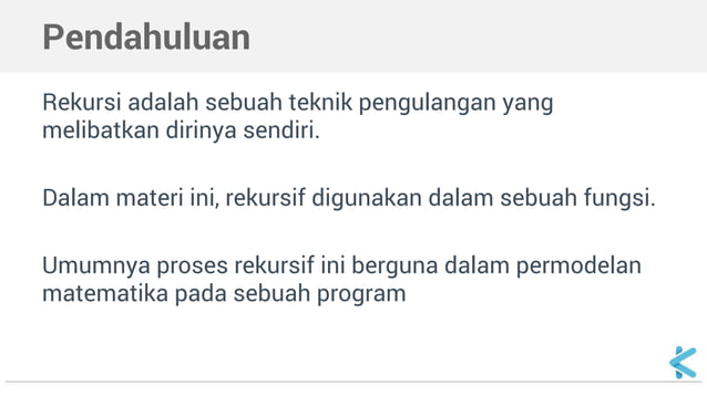 Algoritma dan Struktur Data - Rekursif | PDF