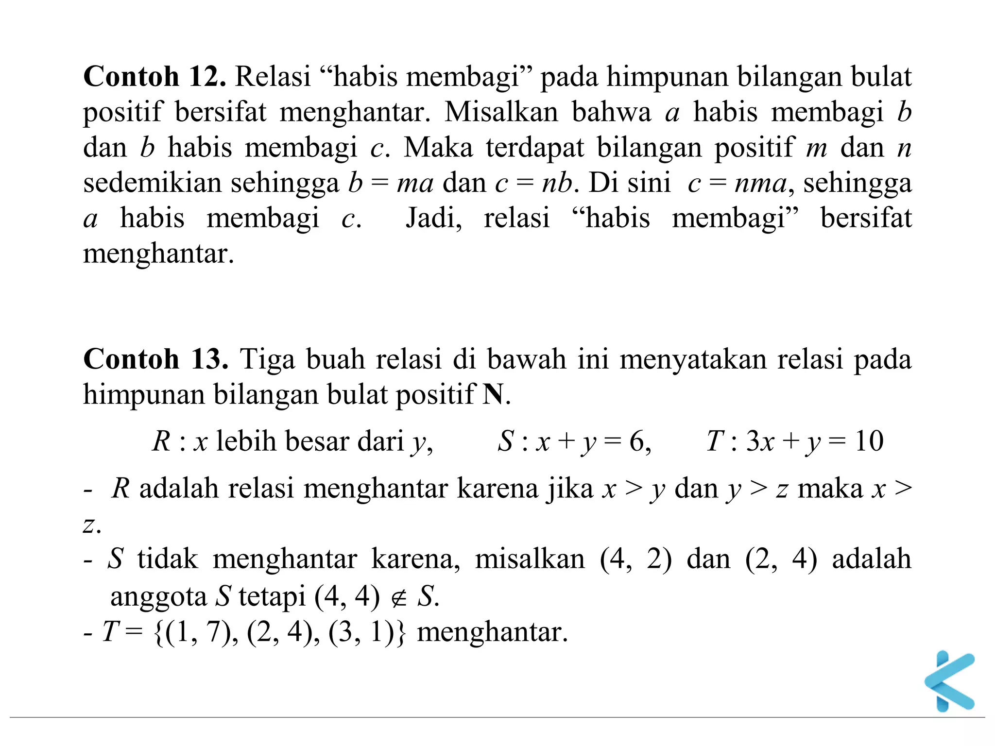 Matematika Diskrit - 06 relasi dan fungsi - 03 | PDF