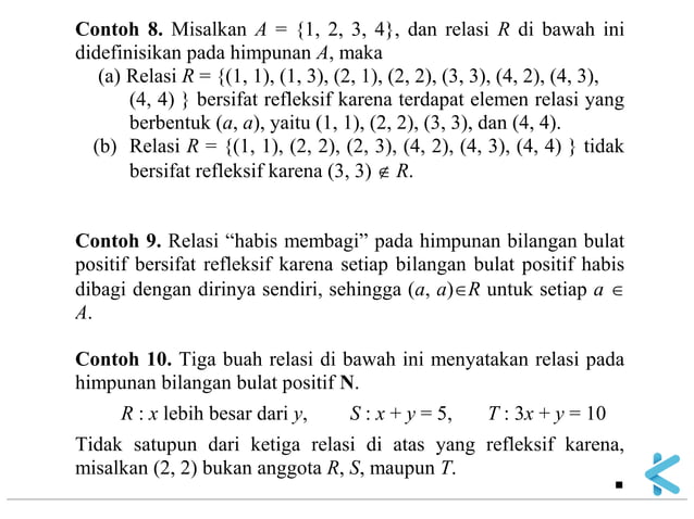 Matematika Diskrit - 06 relasi dan fungsi - 03 | PDF