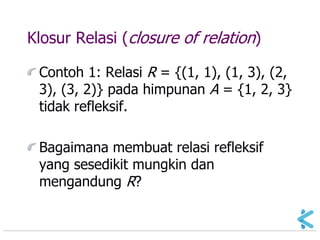 Matematika Diskrit - 06 relasi dan fungsi - 09 | PDF