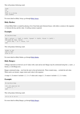 06 ruby variables | PDF