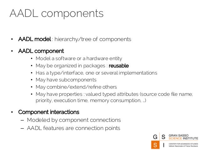AADL: Architecture Analysis and Design Language