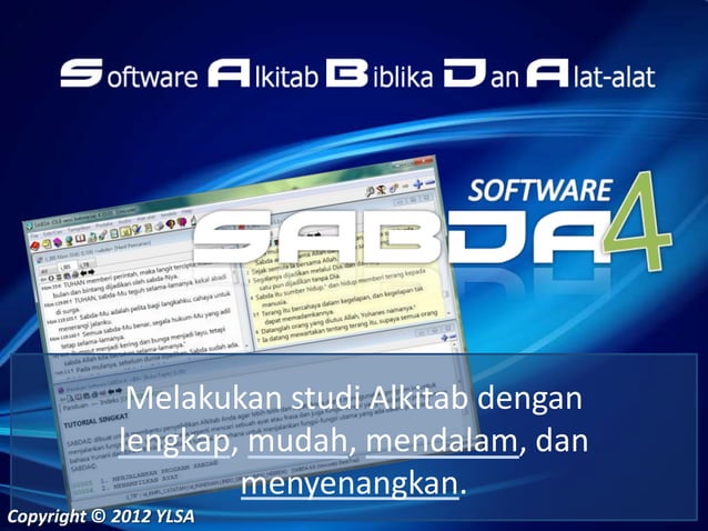 SABDA Dalam 3 Menit | PPT