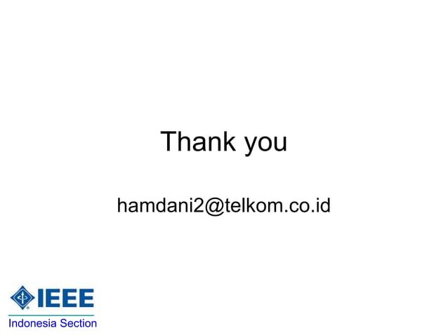 IEEE Indonesia Section Discussion | PPT