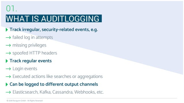 Elasticsearch Audit Logging Search Guard Ppt