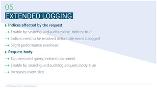 Elasticsearch audit logging | Search Guard | PPT
