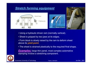 06 sheet metal forming | PDF