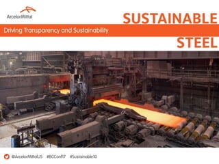 ArcelorMittal | Driving Transparency and Sustainability: Big Challenges ...