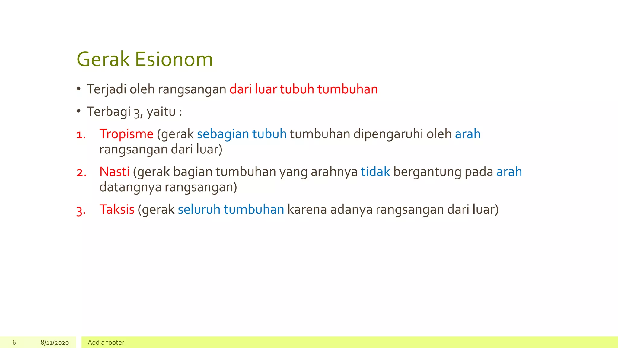 06 sistem gerak pada tumbuhan | PPTX