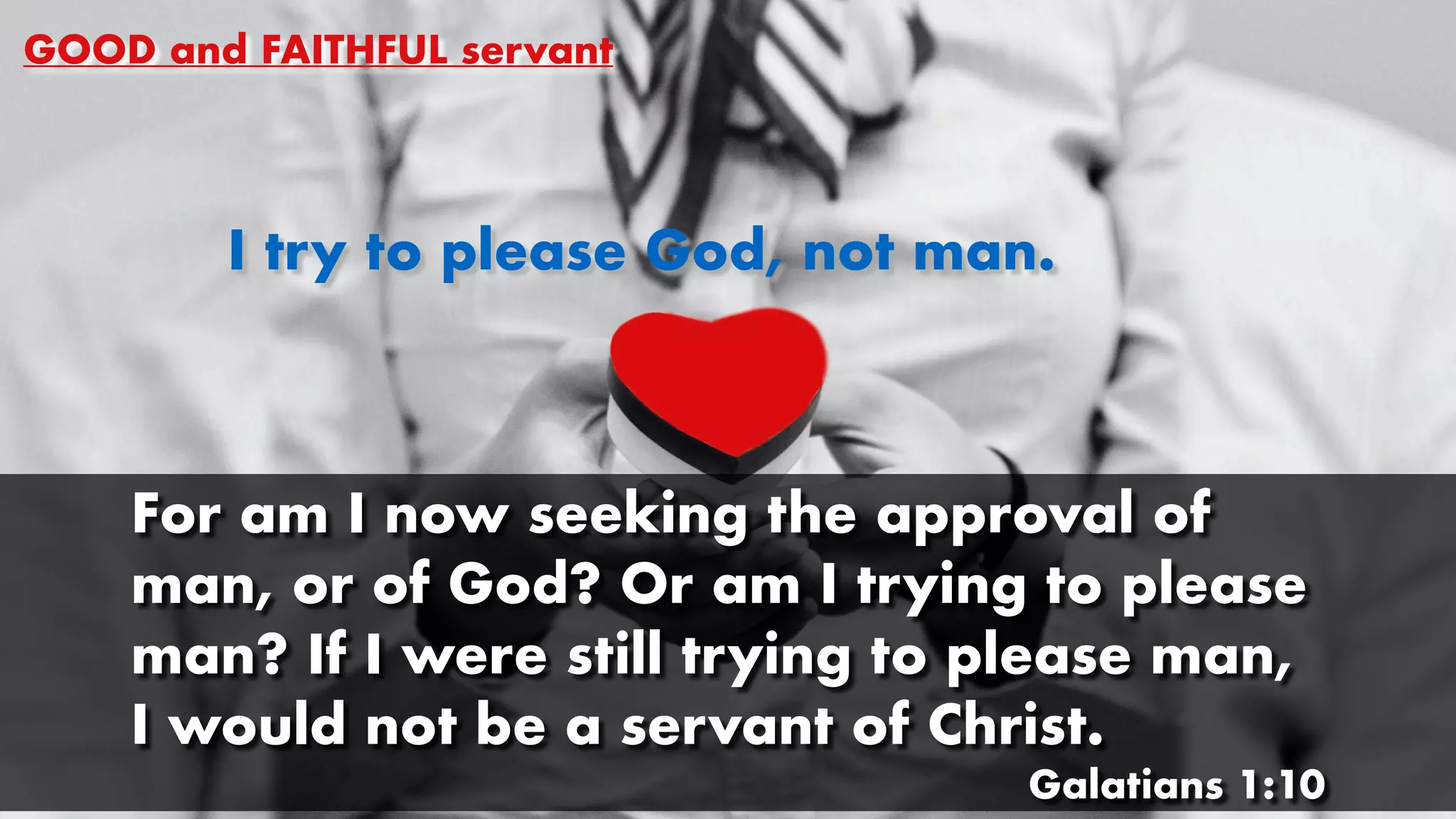 Slaves of God — Well Done, Good and Faithful Servant | PDF