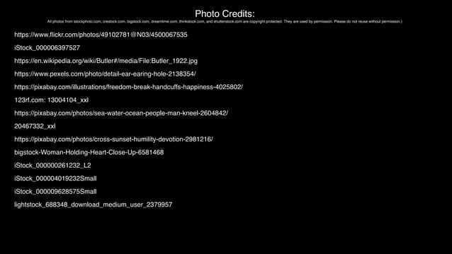 Slaves of God — Well Done, Good and Faithful Servant | PPT