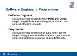 06 slide by - rekayasa perangkat lunak, sistem informasi, & teknik ...