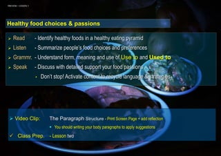 SK2 / U.6 - Eating Well | PPTX