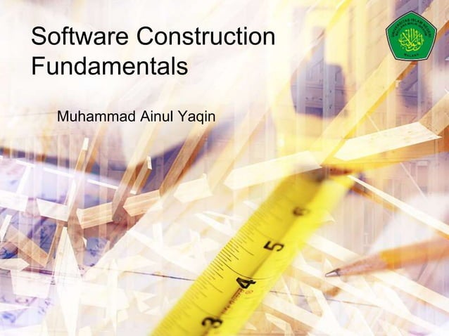 06 Software Construction Fundamentals | PPT