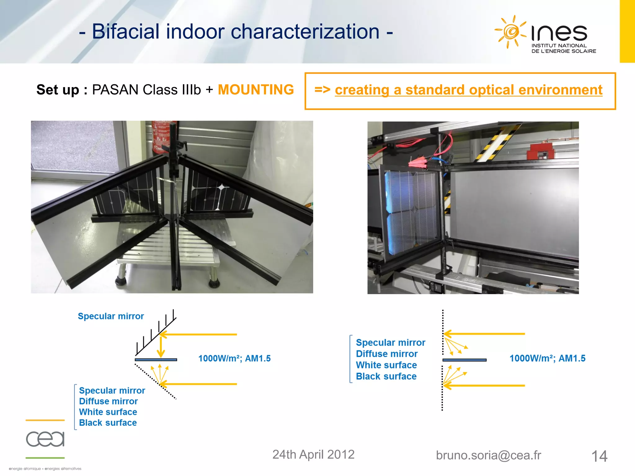 Indoor and outdoor IV characterization of bifacial modules | PDF