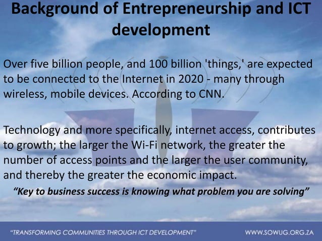 Transforming Communities through ICT Development | PPT