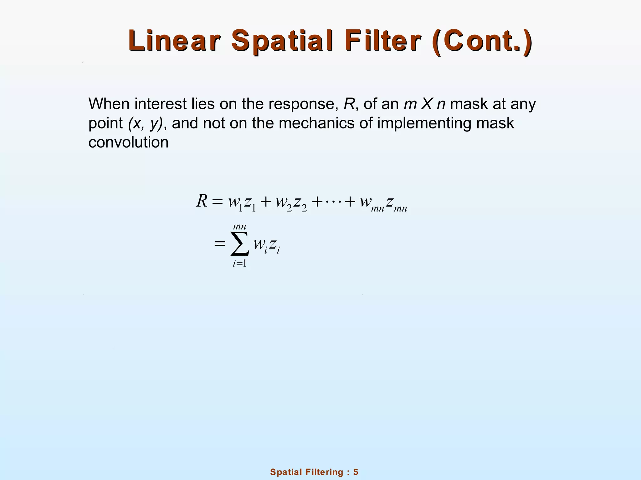 06 spatial filtering DIP | PPT