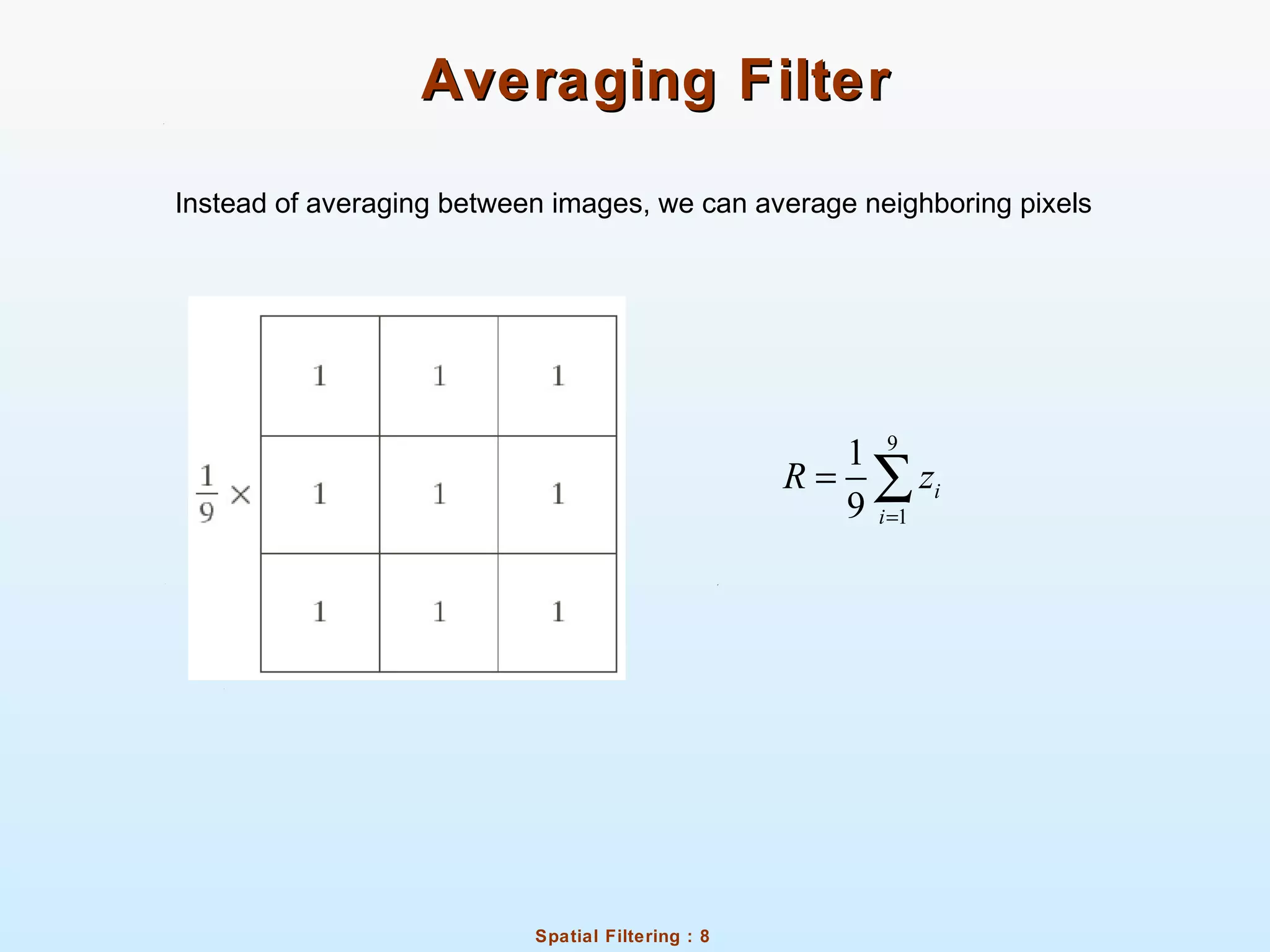 06 spatial filtering DIP | PPT