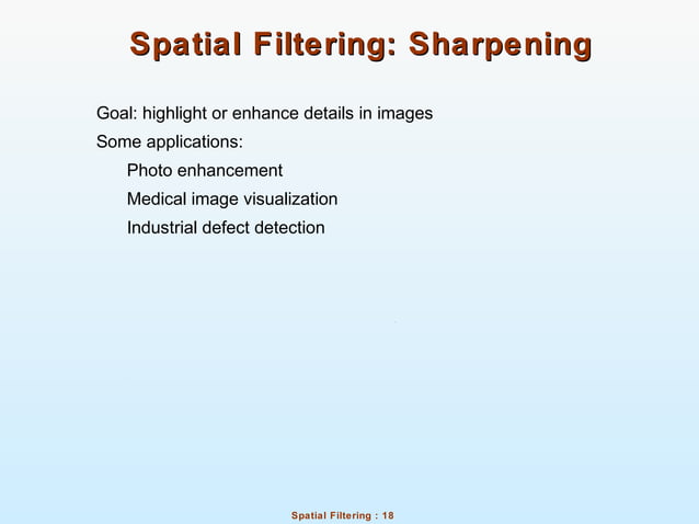 06 spatial filtering DIP | PPT