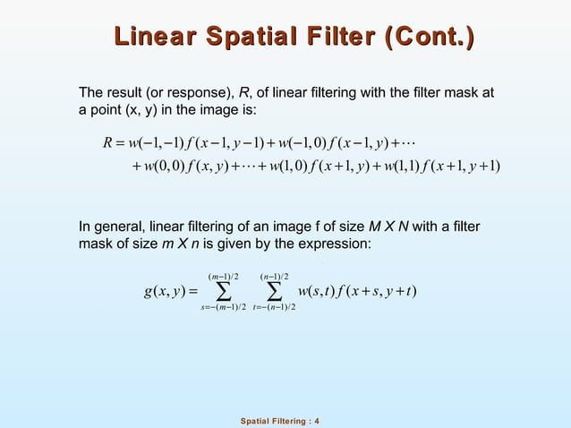 06 spatial filtering DIP | PPT