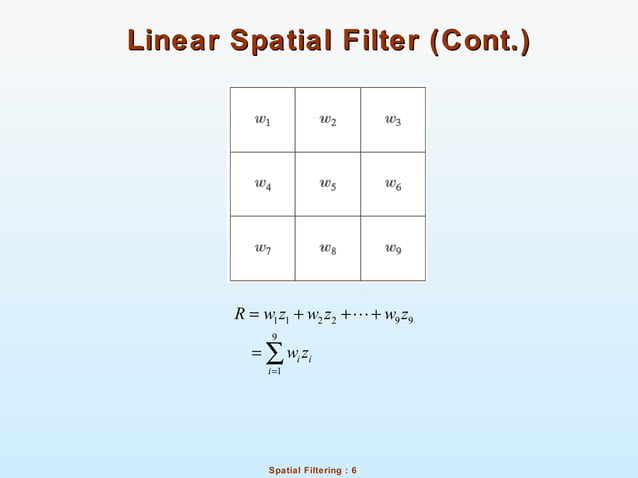 06 spatial filtering DIP | PPT