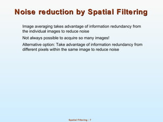 06 spatial filtering DIP | PPT