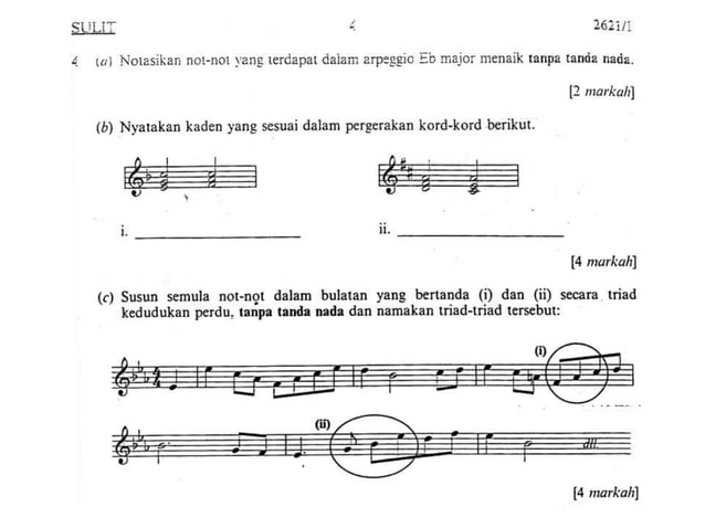 Pendidikan Muzik KBSM_Bank Soalan SPM (Harmoni) | PPTX