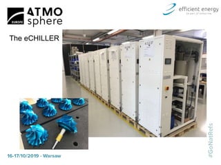 Draft-free cooling of production and office areas with water (R718) as ...