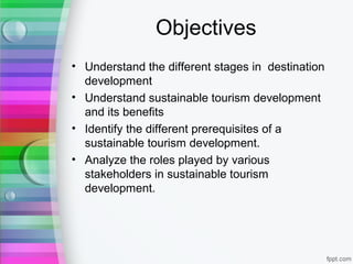 SUSTAINABLE TOURISM DEVELOPMENT | PPT
