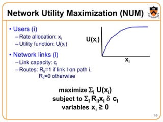 Tcp congestion control topic in high speed network | PPT