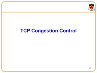 Tcp congestion control topic in high speed network | PPT