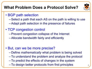 Tcp congestion control topic in high speed network | PPT
