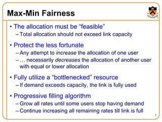 Tcp congestion control topic in high speed network | PPT