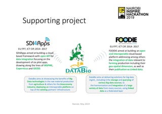TEAM 6: Open Data and Data Sharing in Agri-Food Chains in Africa | PDF