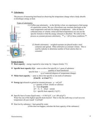 06 thermochemistry | PDF