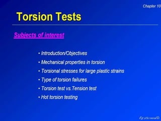 06 torsion test | PPTX | Civil Engineering Industry | Industries