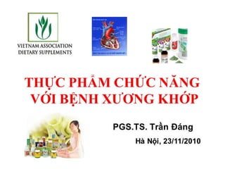 TPCN và bệnh xương khớp | PPT