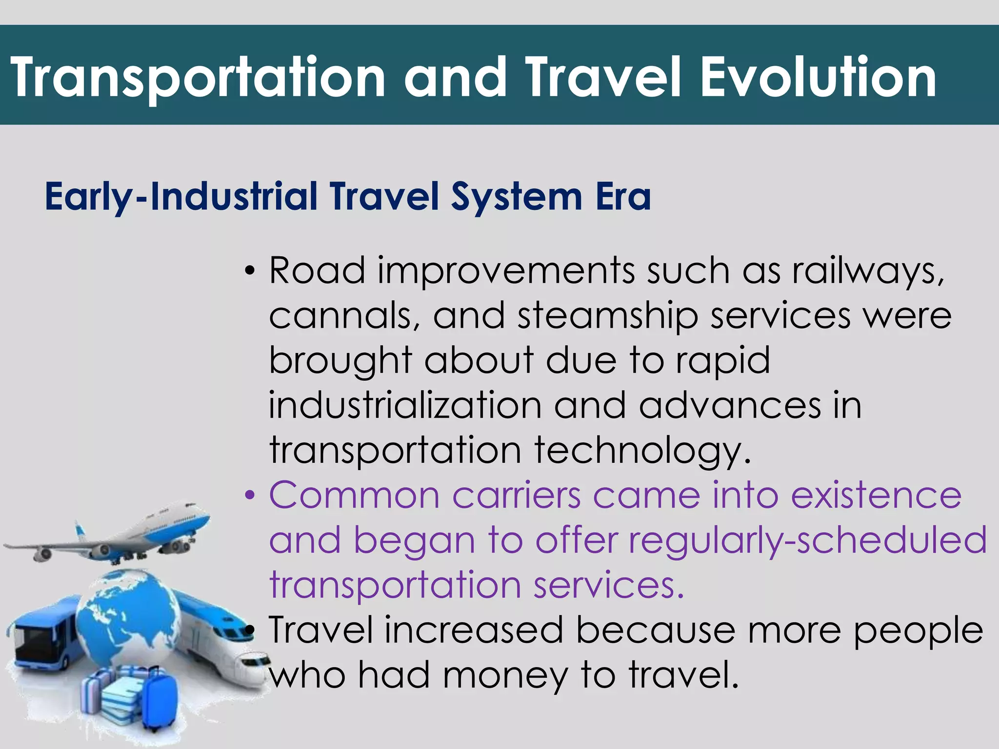 Transportation Sector - Tourism | PPTX