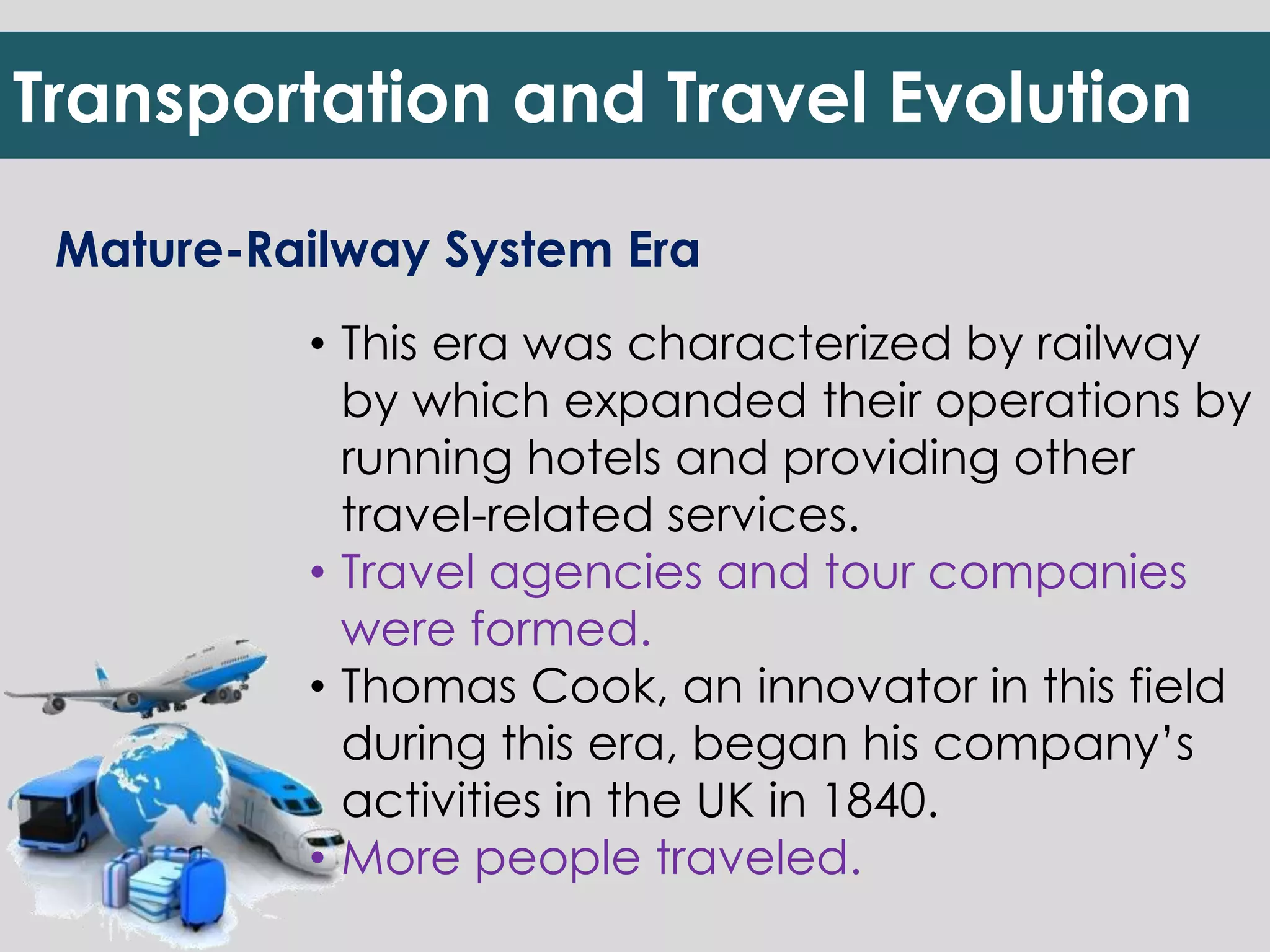 Transportation Sector - Tourism | PPTX