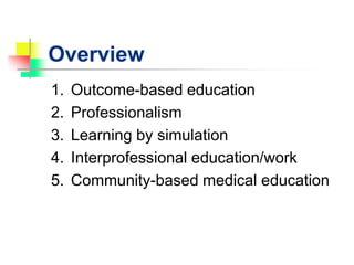 06 Trend in health professions education | PPT